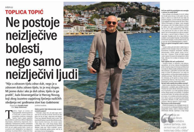Bioenergičar – Dr Toplica Topić, “čudotvorac iz Herceg Novog”: Uspješno ...